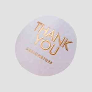 Foil Stickers - Custom Gold Foil Stickers - Embossed Foil Stickers