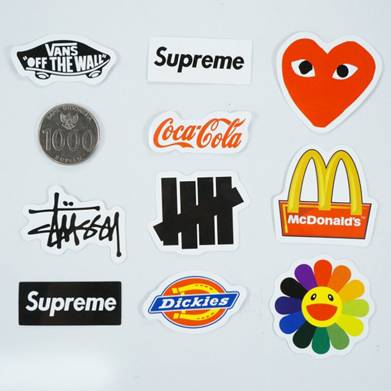 Get Custom Brand Stickers & Brand Name Stickers In Wholesale Rates